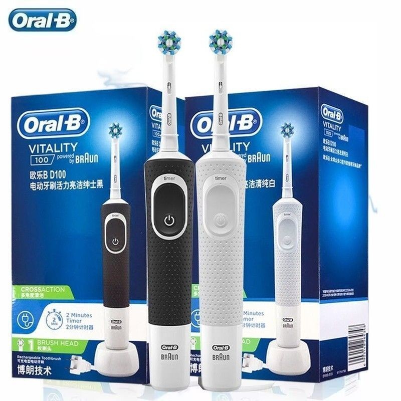 Jerman Braun OralB Orb Berus Gigi Elektrik Dewasa Lelaki dan Wanita Set ...