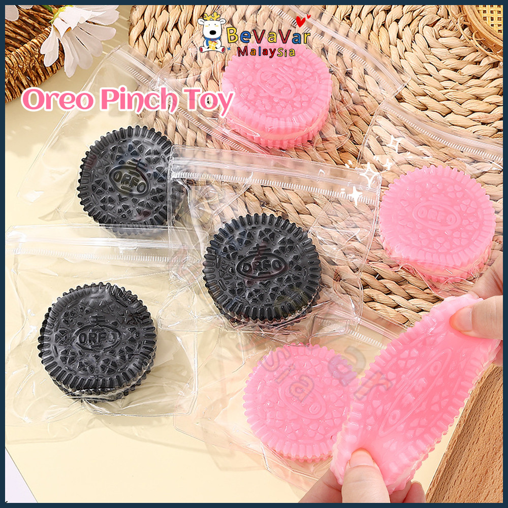 Bevavar Big Oreo Biscuit Toy Squishy Toys Stress Relief Toys for Kids ...