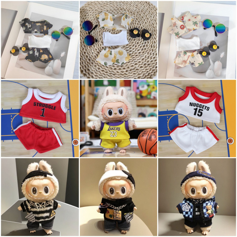 New Sale Only Selling Clothes 17cm First Second Generation Labubu ...