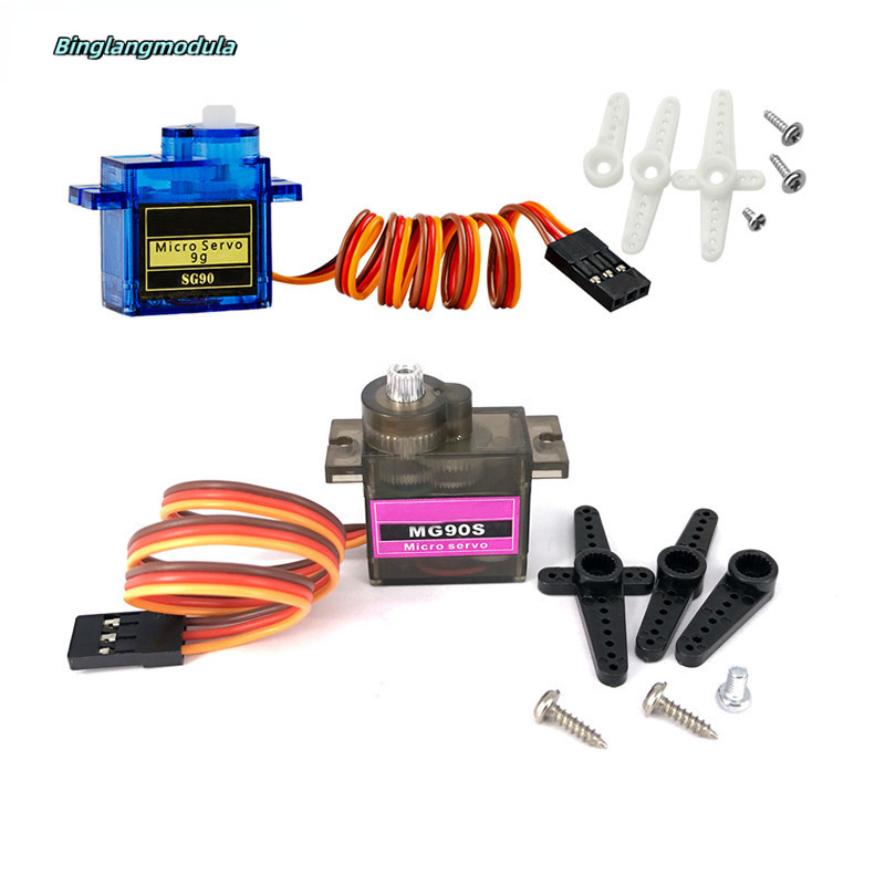Classic servos 9g SG90 MG90S For RC Planes Fixed wing Aircraft model telecontrol aircraft Parts ...
