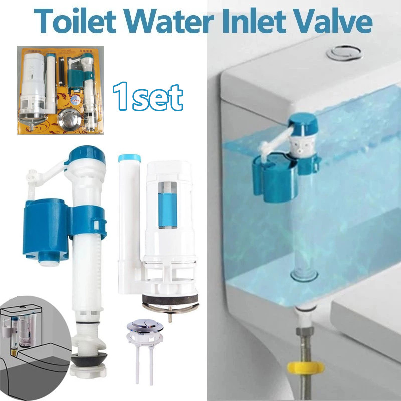2pcs/set ToiletCistern Water Tank Valve Toilet Cistern Bottom Entry ...