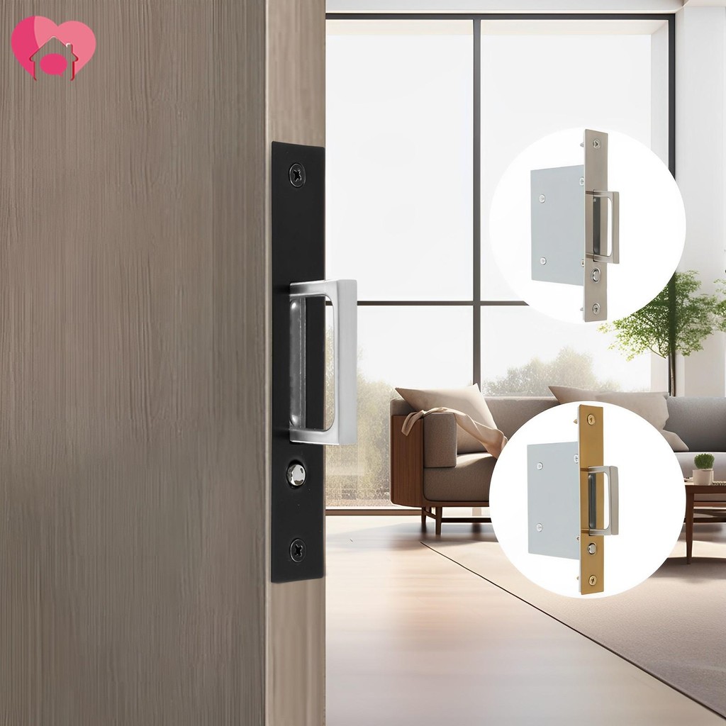 Pocket Door Edge Pull Zinc Alloy Sliding Door Pull Handle Sturdy Pocket ...