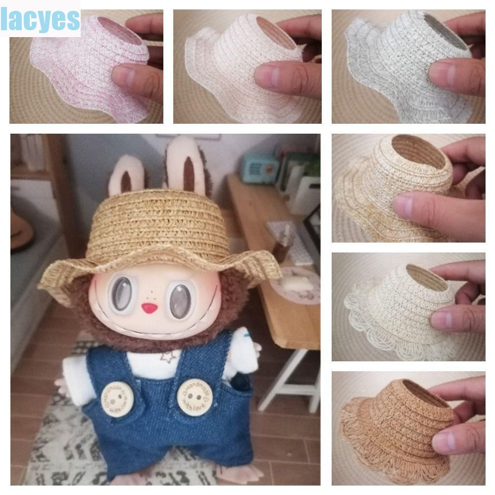 LACYES Labubu Time Hat, Labubu Time To Chill Sunhat Labubu Hollowed-out ...