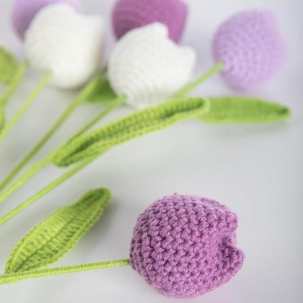 bunga crochet bouquet flower crochet crochet bouquet Tulip montel ...