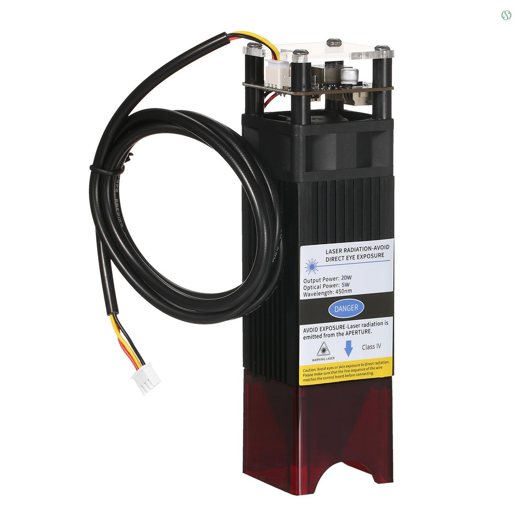 20W Laser Module 5W Optical Power Laser Engraving Module Kit Compressed ...