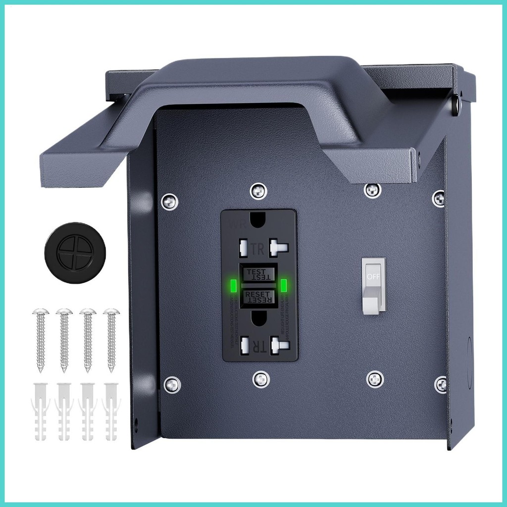 RV Distribution Panel Temporary Outlet Panel Stainless Steel 20A ...