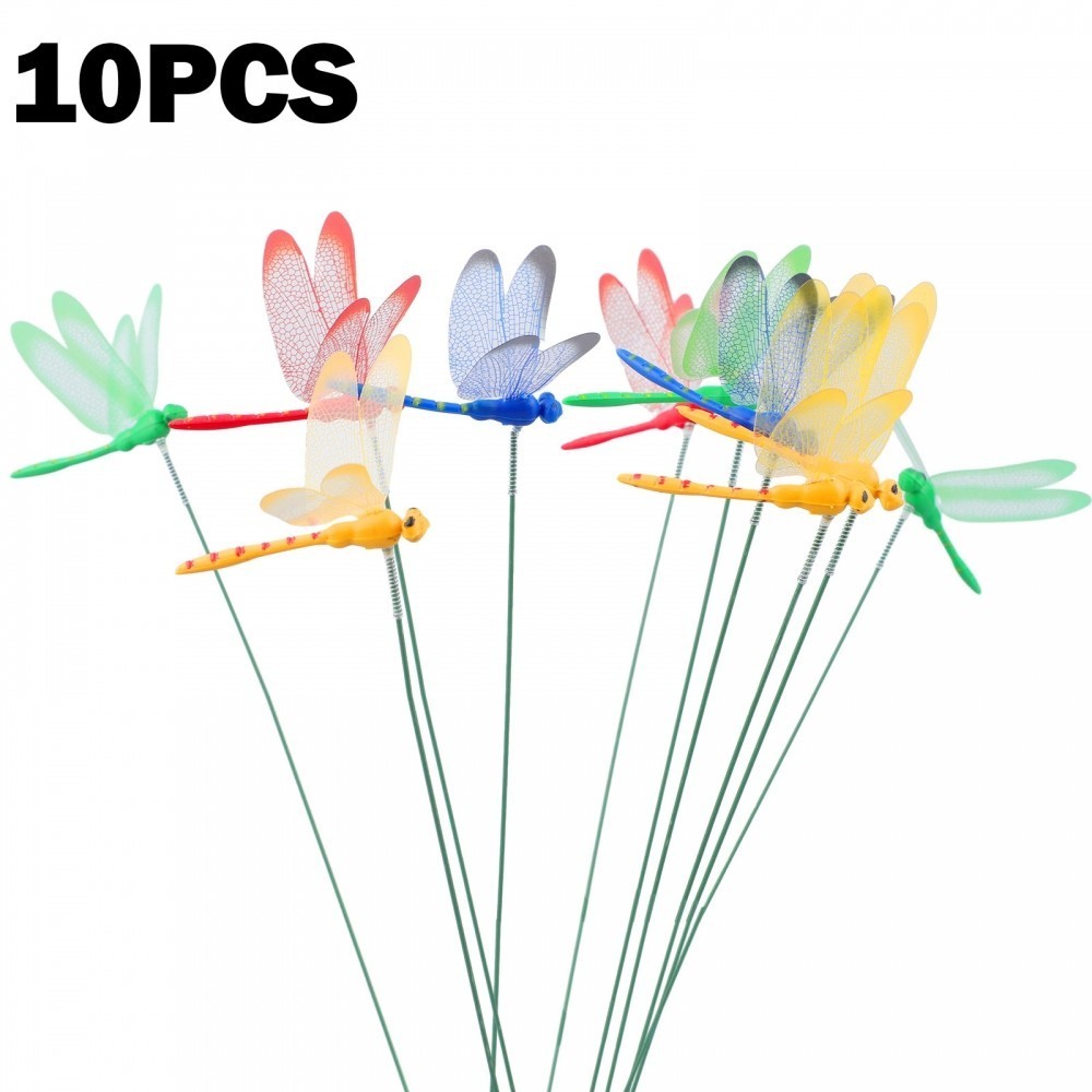 Eye catching PVC Dragonfly Yard Decor for Outdoor Garden Display (79 ...