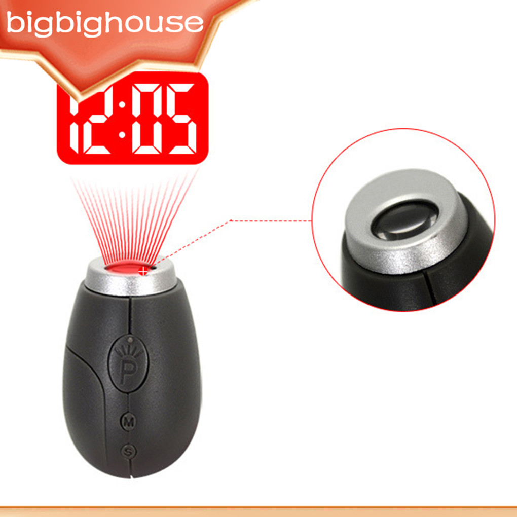 1/2 Portable Mini Projection Table Clock for LCD Wall Ceiling ...