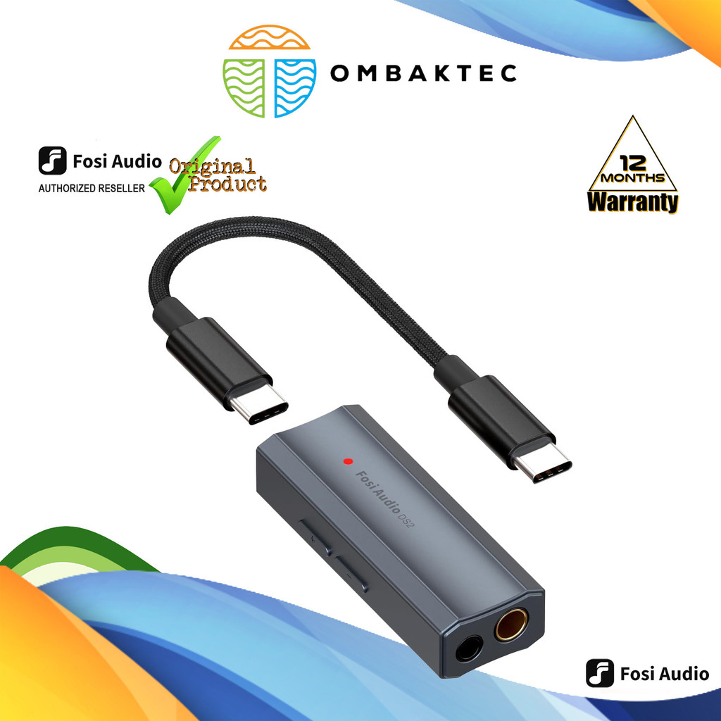 Fosi Audio DS2 Mini Audio Headphone Amp | Input Type-C / USB-A ...