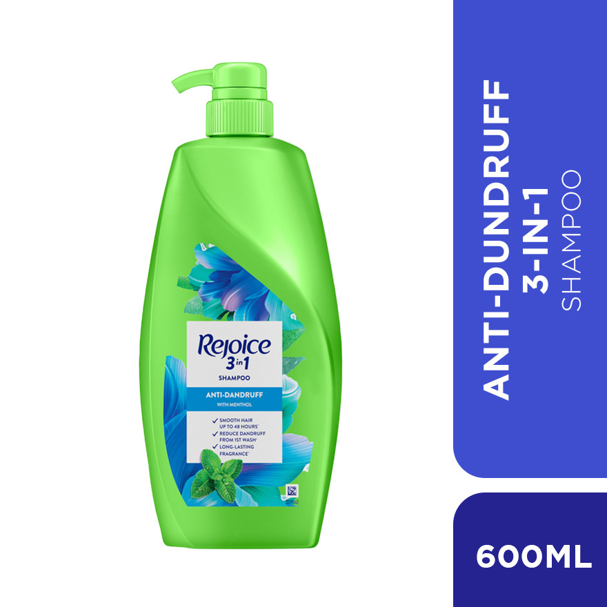 REJOICE Antidandruff Shampoo 600ml | Shopee Malaysia