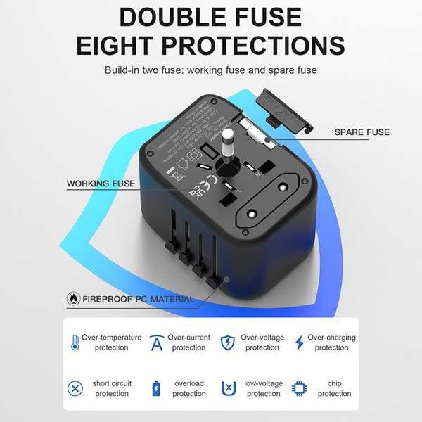 international adapter travel adapter adapter universal Pengecas ...