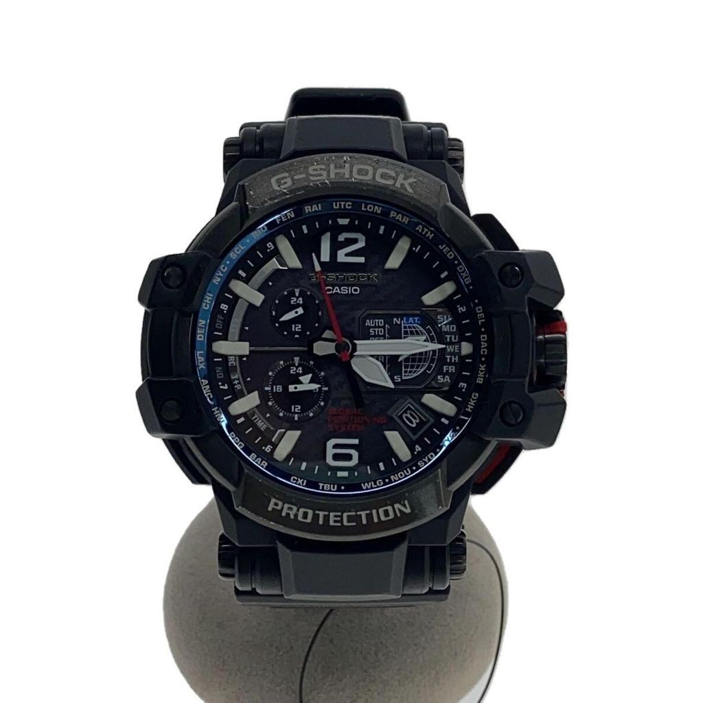 CASIO Men's Gravitymaster GPS Solar Watch Analog Grabber BLK GPW-1000 ...