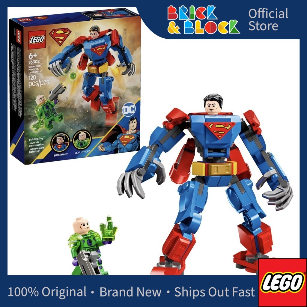 LEGO 76302 Superman Mech vs. Lex Luthor | LEGO DC Comics Super Heroes ...