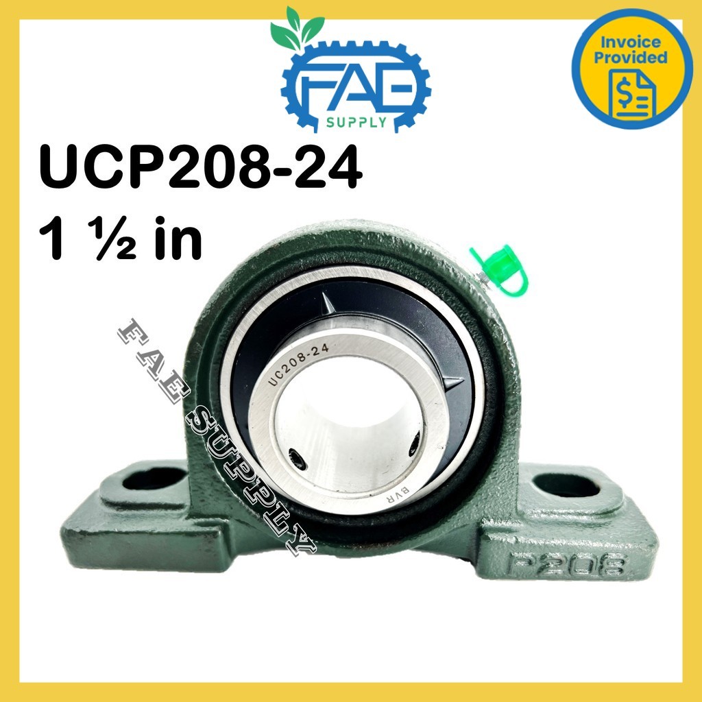 UCP 208-24F UCP208-24 1 1/2 inch Pillow Block Bearing Heavy duty | Shopee Malaysia