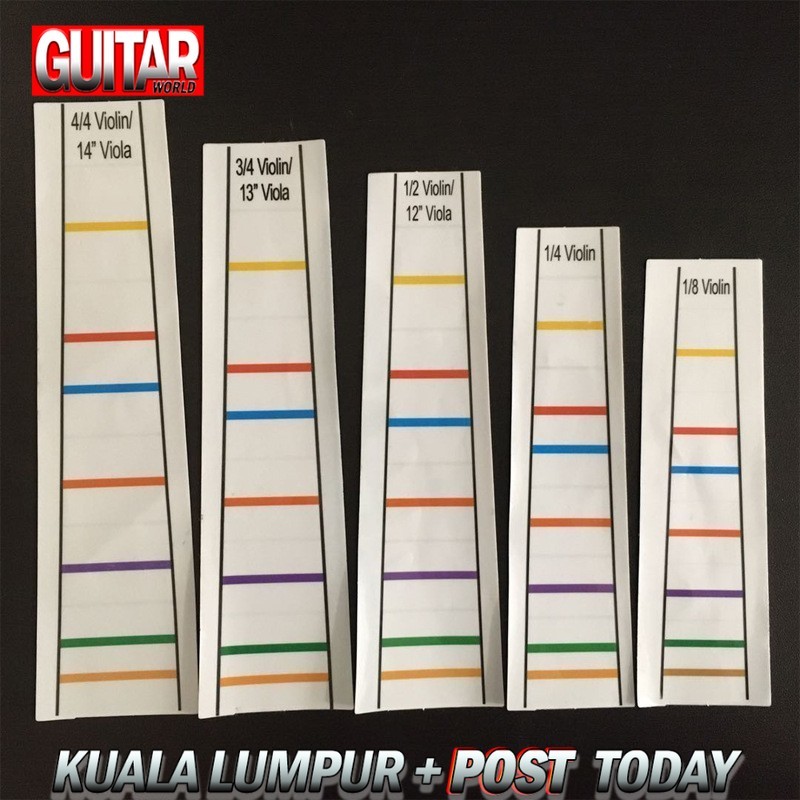 Violin Fretboard Sticker Violin Fingerboard Chart Marker Sticker Fiddle ...