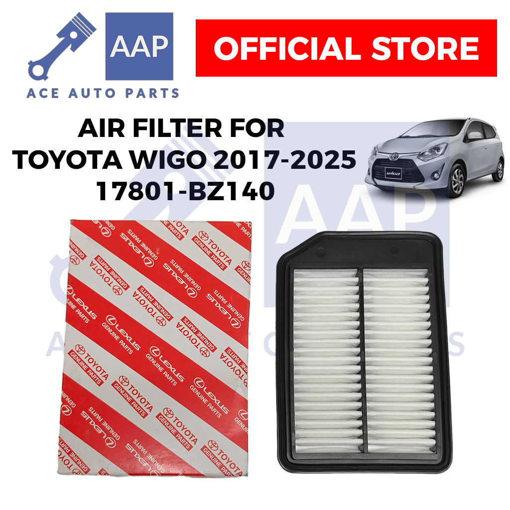 Toyota Wigo 2017-2025 Air Filter Air Cleaner Filter 17801-BZ140 ...