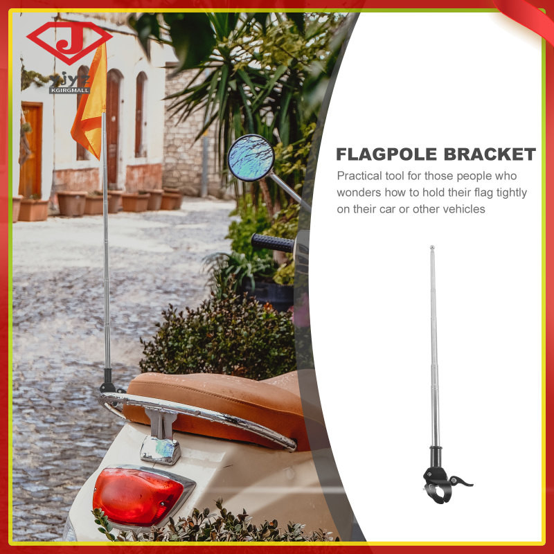 Stable Car Flag Pole Outdoor Flag Pole Bracket Base Flag Pole Display ...