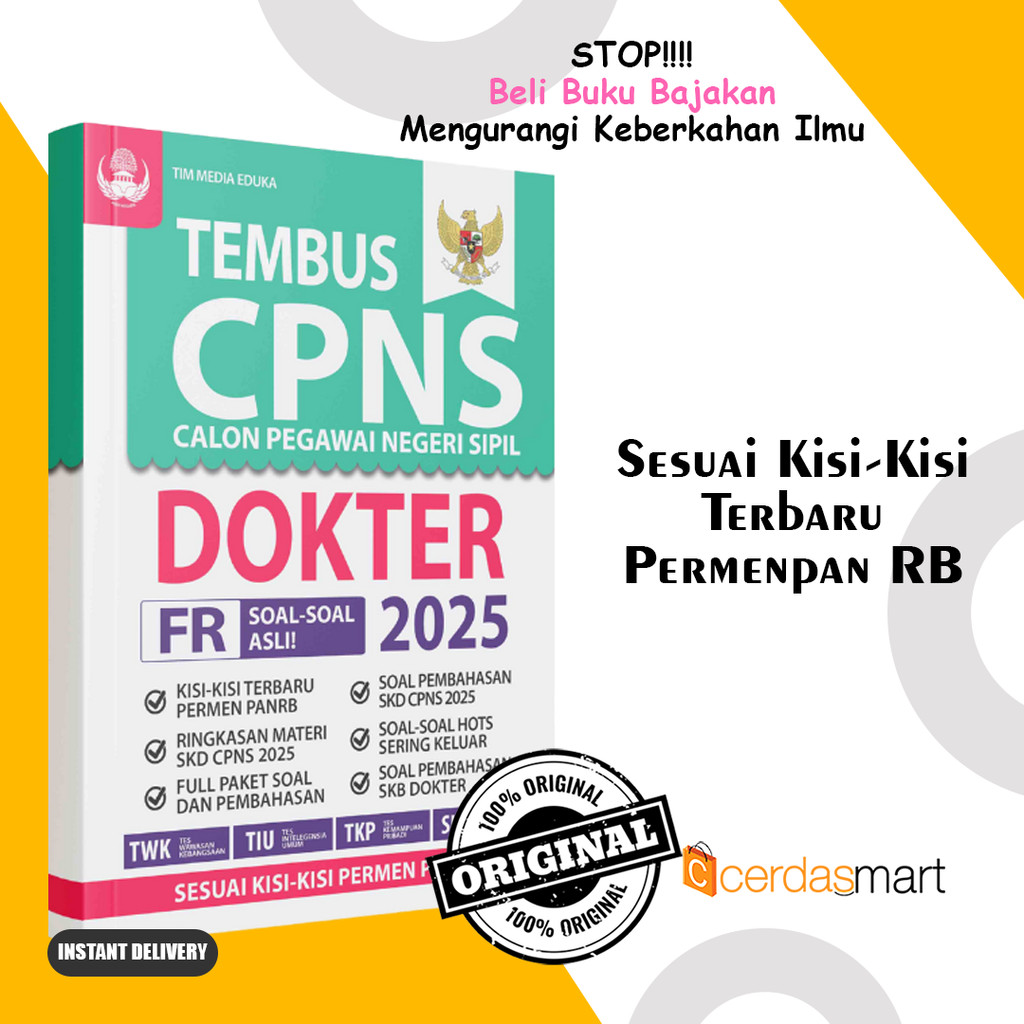 CPNS Test Book - Passing the 2025 CPNS DOCTOR TEST | Shopee Malaysia