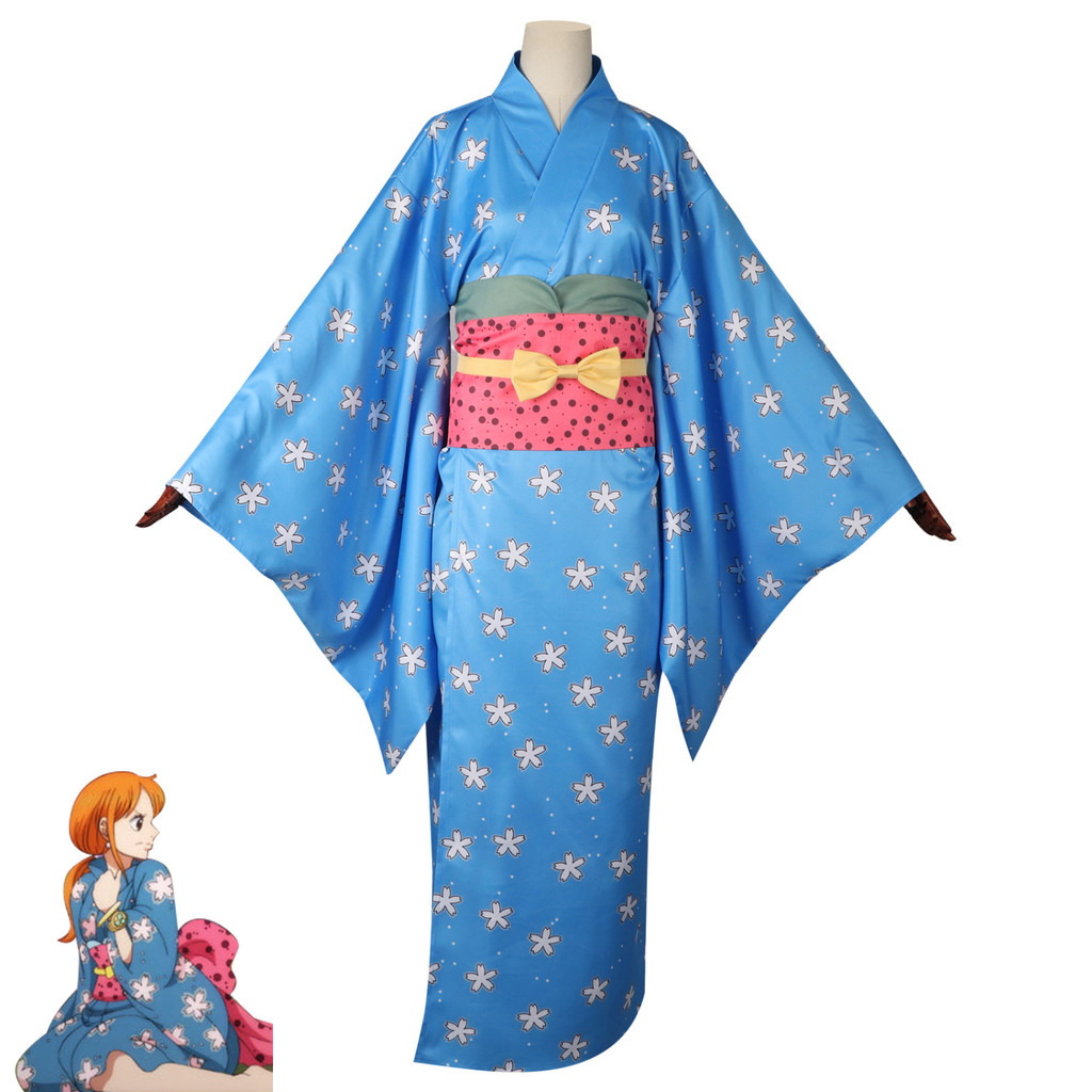 One Piece Wano Country One Piece Nami Kimono cosplay Adult cosplay ...