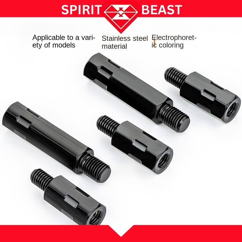 Motorcycle 304 Rearview Mirror Screw 8mm 10mm Clockwise Anticlockwise ...