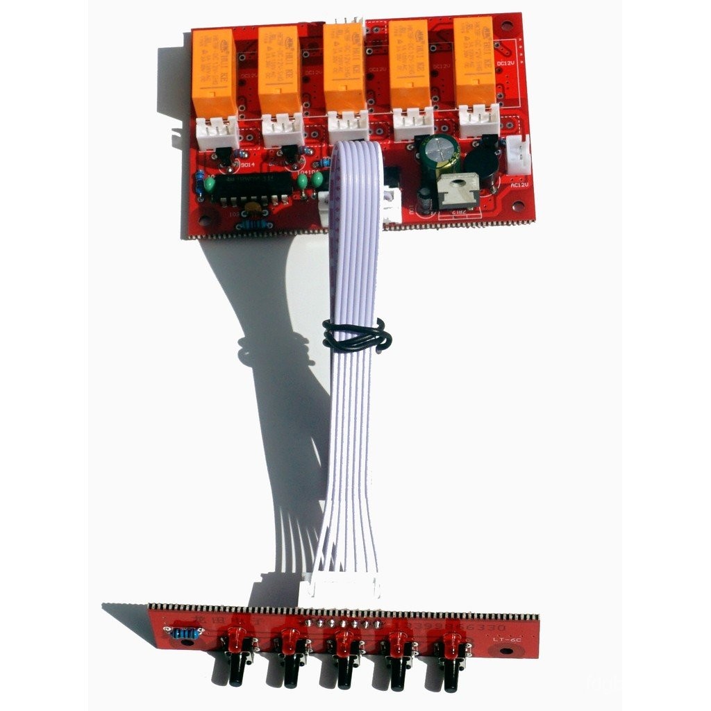 Audio Five-Channel Input Relay Audio Signal Five-speed Electronic ...