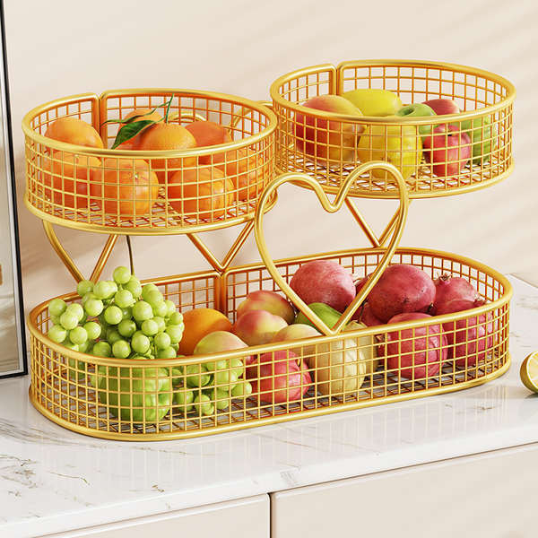 dessert tray bamboo chinese tray Pinggan buah ruang tamu rumah, bakul ...