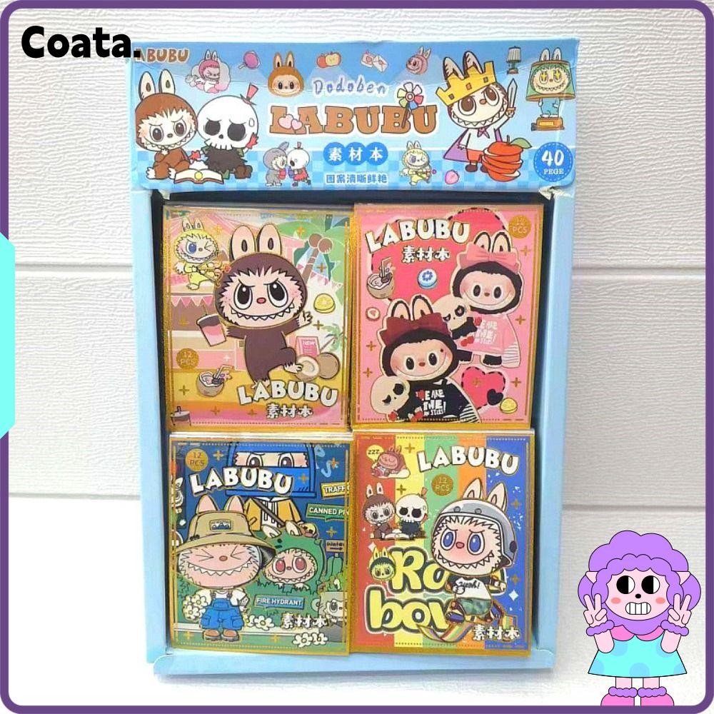 COATA 1 PCS Labubu Sticker, POP MART Cartoon Labubu Stiker Toys, Hot ...