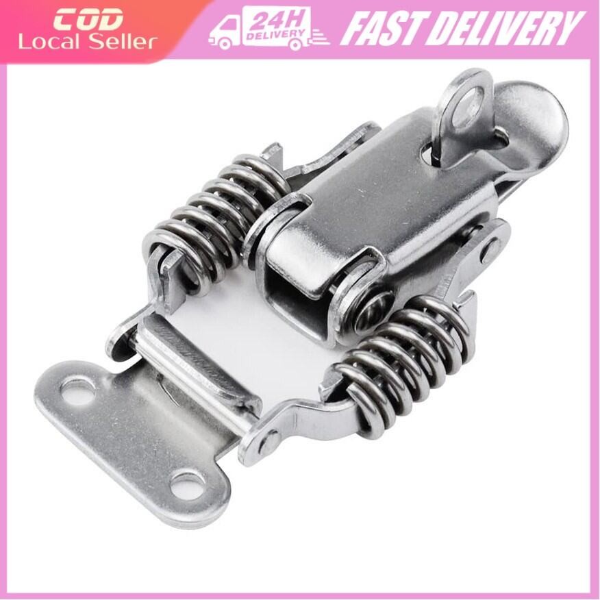 MYStainless Steel Toggle Latch Hasp Double Spring Loaded Suitcase Chest ...