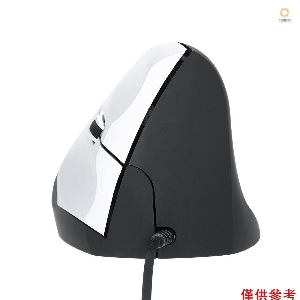 Ado)Vertical Wired Mouse Ergonomic Optical 3 Key Gaming Office Mouse ...