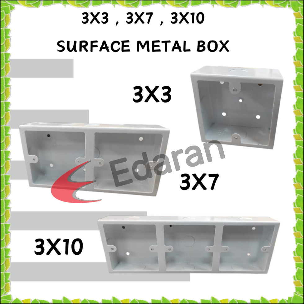 3X3 , 3X7 & 3X10 METAL SURFACE BOX AND 3X3 , 3X7 & 3X10 ANGLE METAL ...