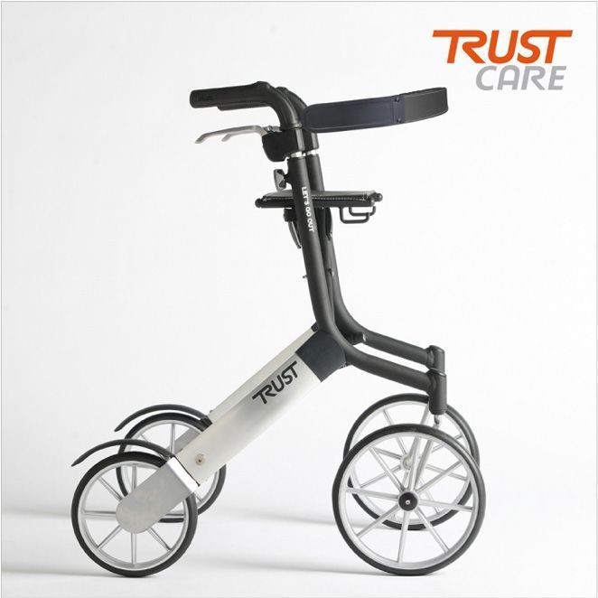 Swedish Elderly Trolley Shopping Cart Walker Foldable Wheeled Portable ...