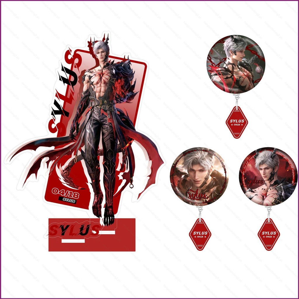 Trend Love and deepspace Sylus badge stands plate Holder Sign UP Anime ...