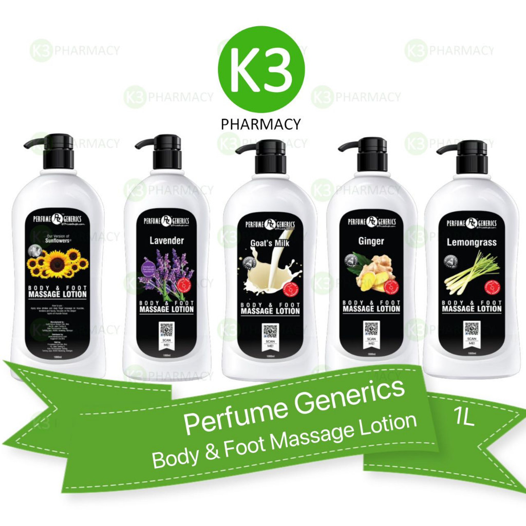 Perfume Generics Foot & Body Massage Lotion (1000ML) | Shopee Malaysia