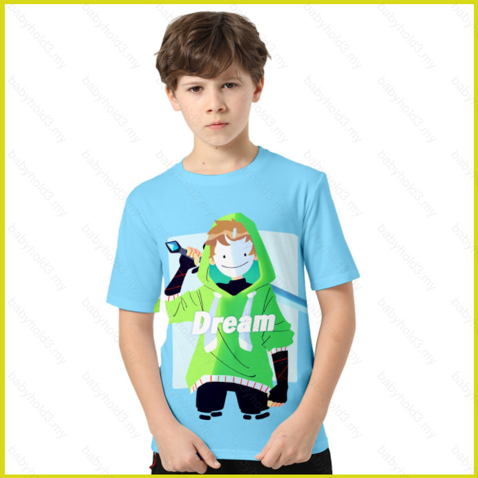 BH3 Game Minecraft Mcyt Dream SMP Kids Shirt Wastaken Anchor Element ...