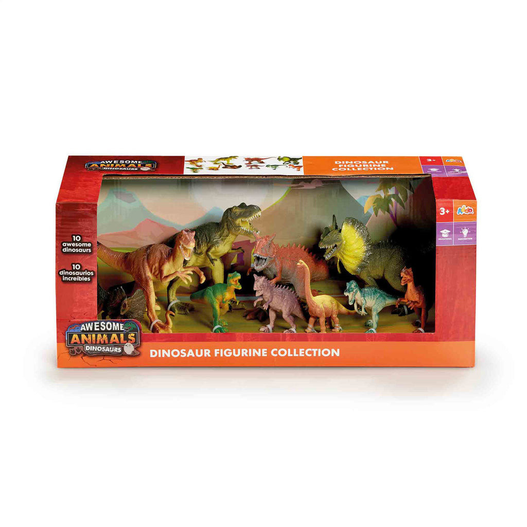Addo Awesome Animals Dinosaur Figurine Collection 10 Pack | Shopee Malaysia