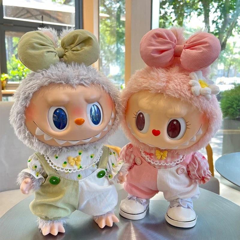 Ropa Labubu Classic Sweetheart Dress Backpack Pant Set for 17/38CM ...