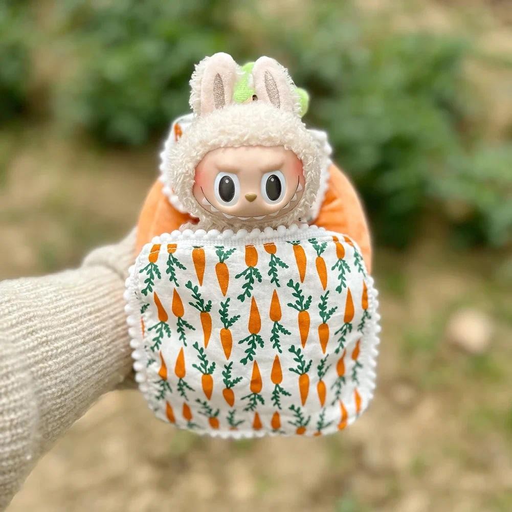 Labubu Cozy Bedding Set for 17cm Labubu Dolls Cute Bed Essentials for ...