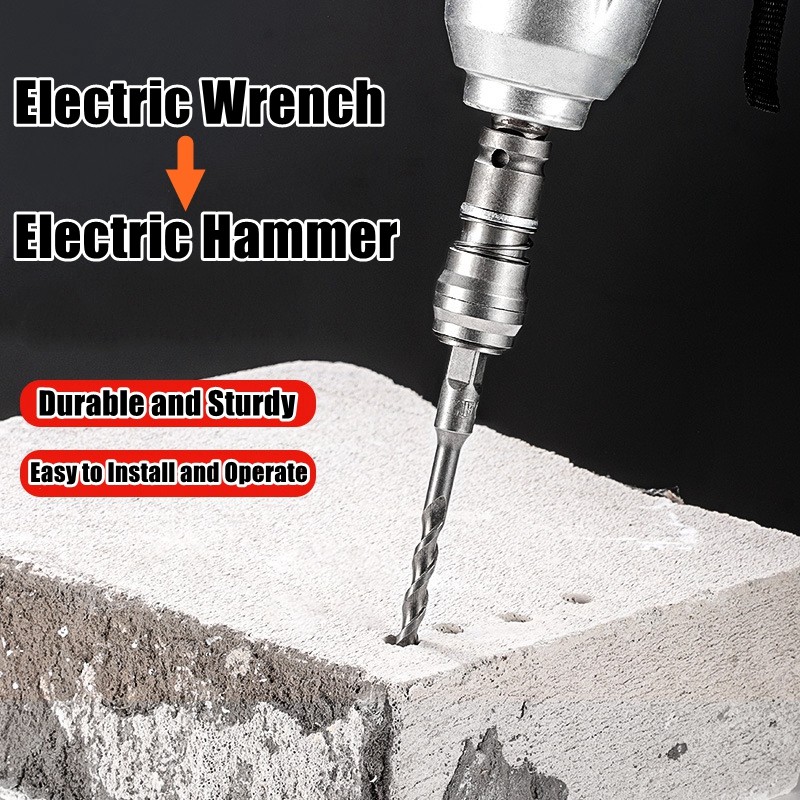Electric Hammer Conversion Adapter For Drilling Holes In Walls Bricks ...