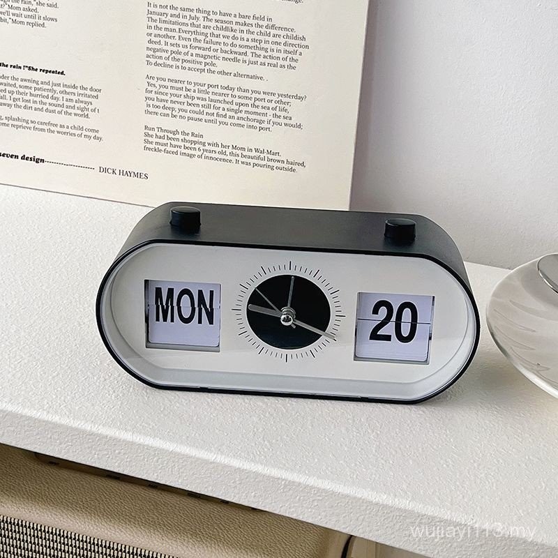 Ins Simple Perpetual Calendar Desktop Electronic Clock Living Room ...