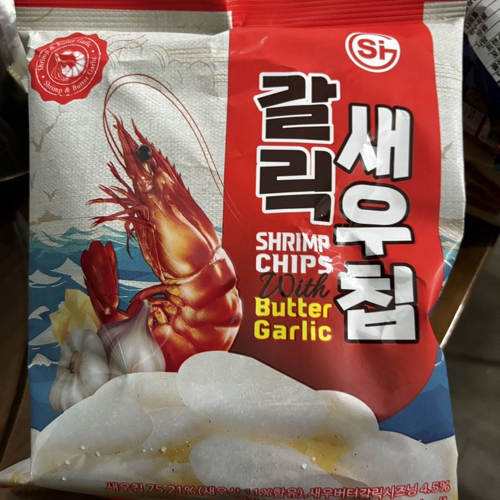 Imported Snacks Korea si Fresh Shrimp Chips Imported Puffed Food Korean ...