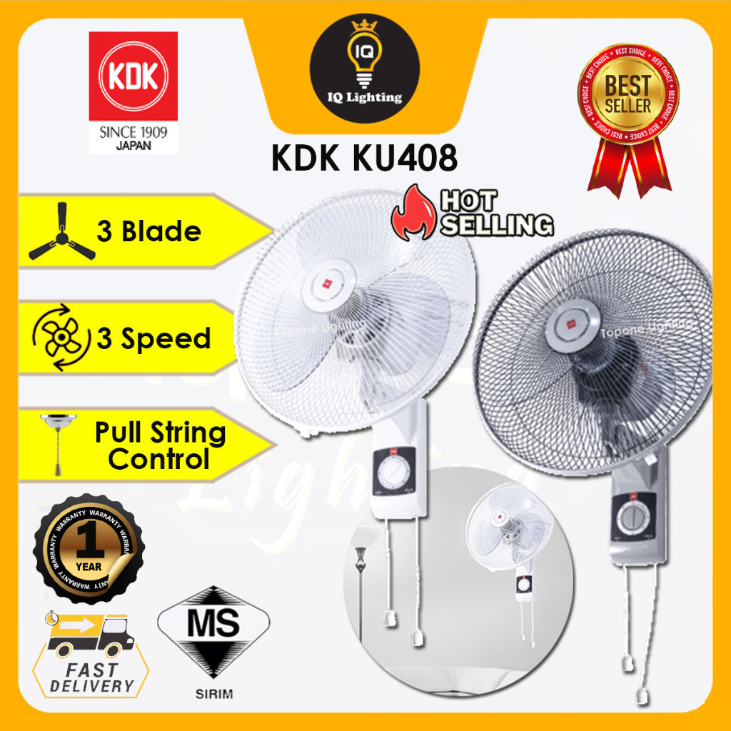 🔥SIRIM🔥 KDK KU408 | PANASONIC F-MU408 | REZO U10 | ELBA EWMF-N1675 (BK ...