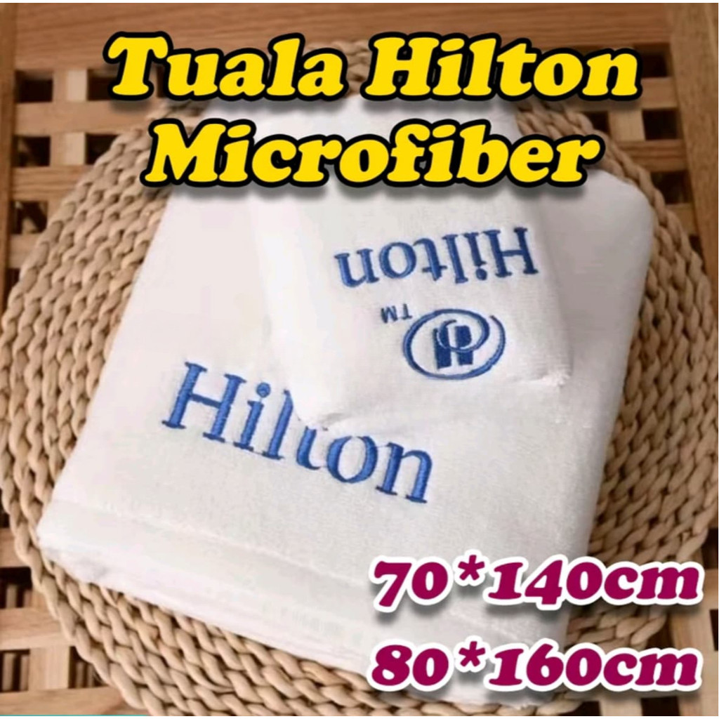 Tuala Mikro Fiber Hilton 2 Saiz Lembut, Menyerap Cepat, Tahan Lama ...