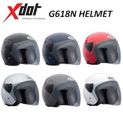 XDOT G618 HELMET WITH CLEAR VISOR 🔥Ready Stock🔥 TOPI KELEDAR KHI HELMET ...