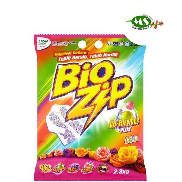 Bio Zip Powder Detergent Colour 2.3kg | Shopee Malaysia