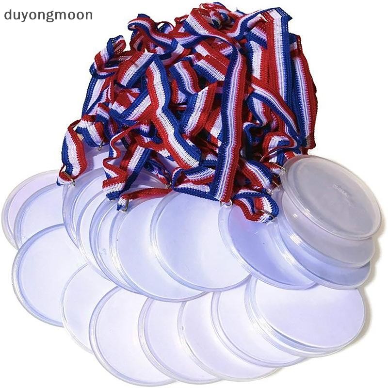 (duyongmoon) 5PCS DIY Kids Lanyard Medals Kids Plastic Toy Medal Sports ...