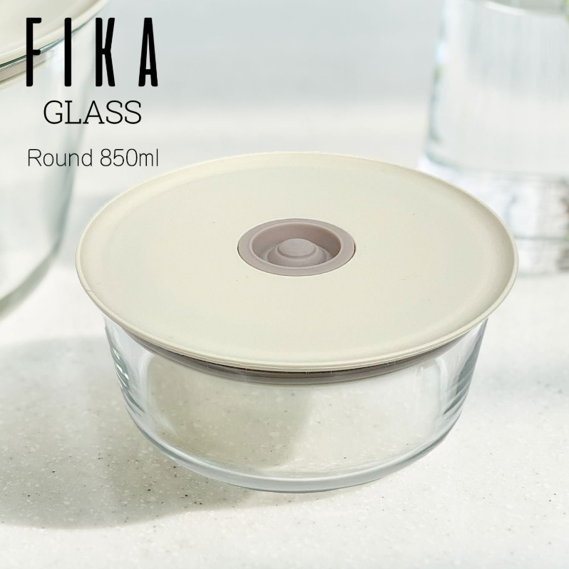 NEOFLAM Fika Clik Glass Container Random Colour 850ML Simply To Click ...