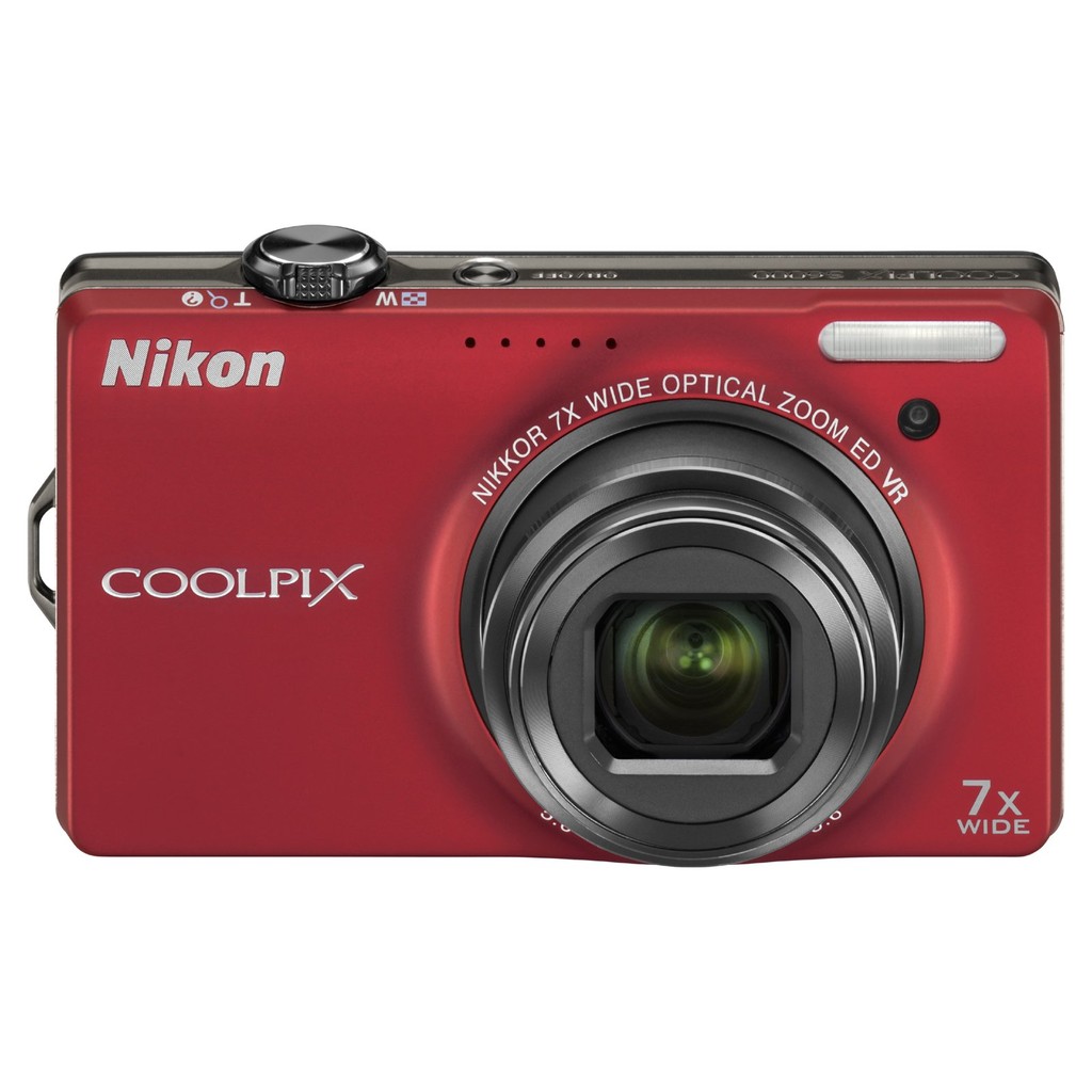 [USED in Japan] Nikon Digital Camera COOLPIX S6000 Flash Red S6000RD ...