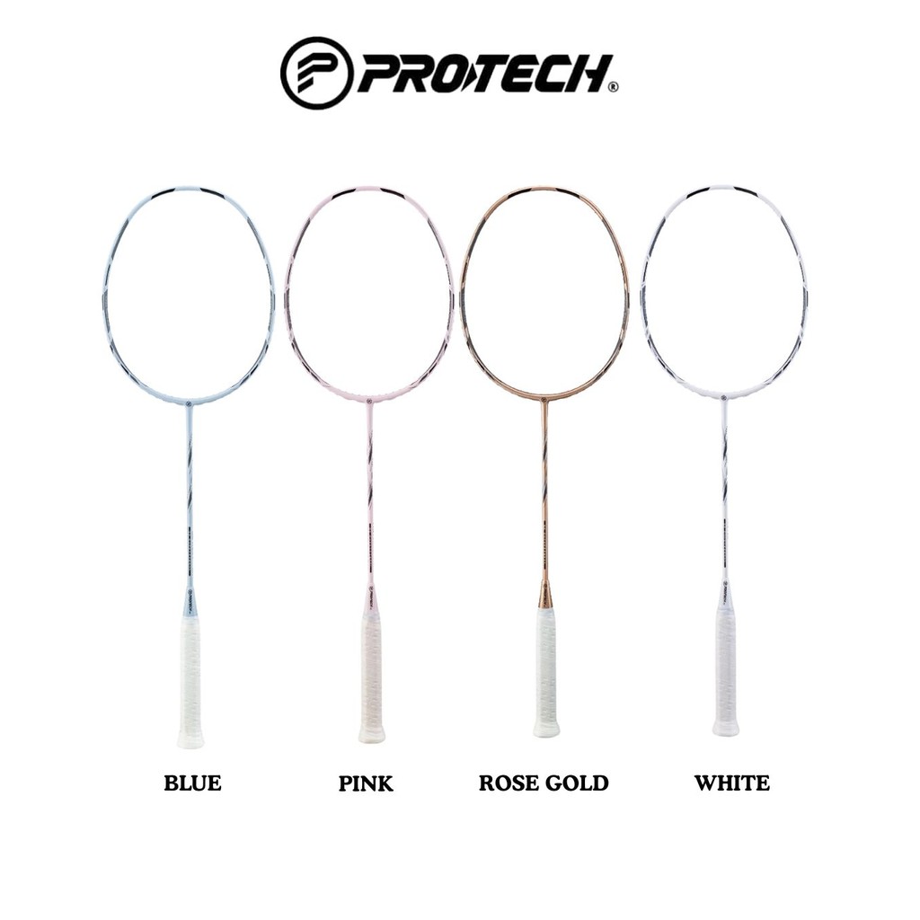 PROTECH BATTLEAX PLAY Badminton Racket (4UG1) (MAX32LBS) (FREE String ...