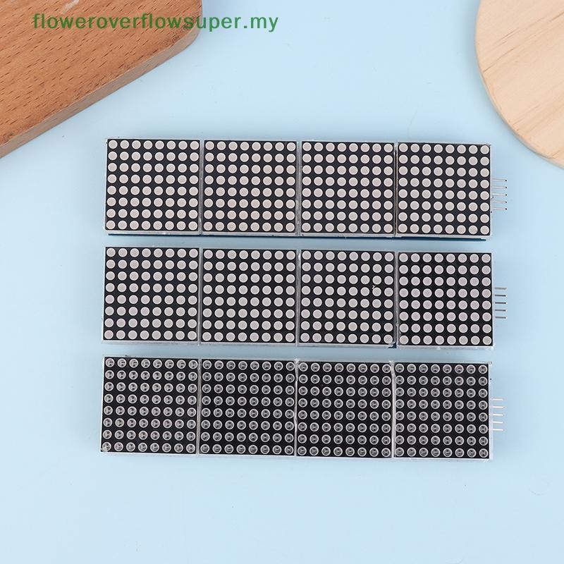 FSMY MAX7219 Dot Matrix Module LH Control Microcontroller Module 4 In 1 ...