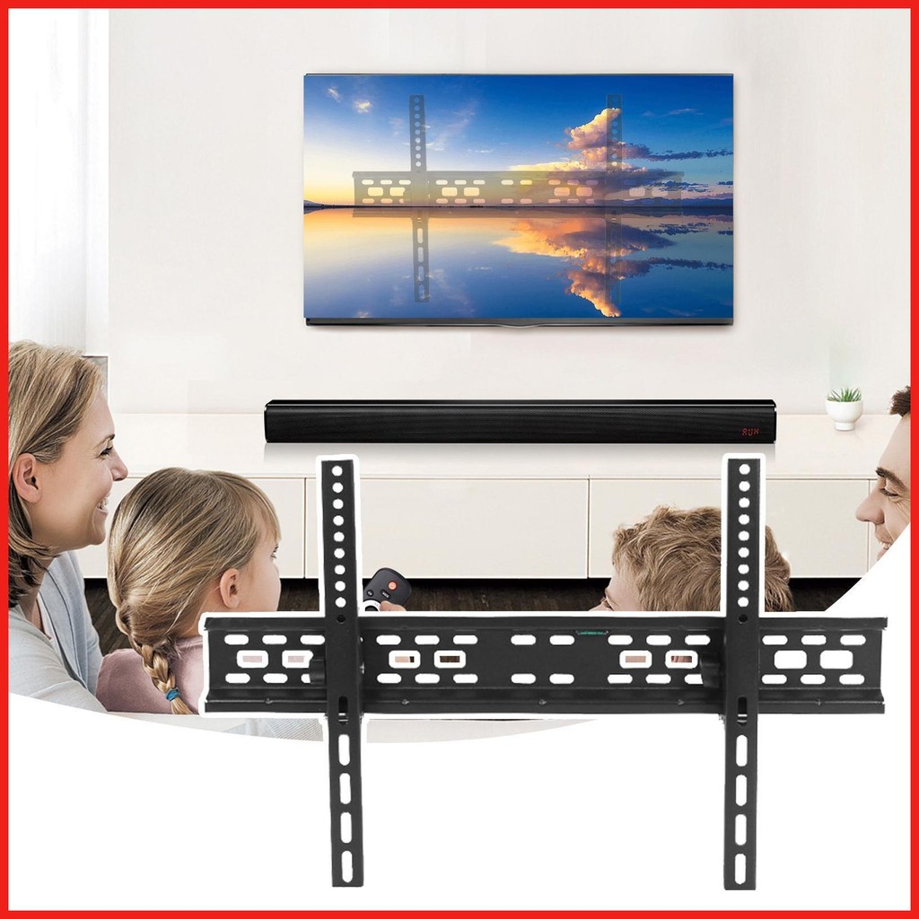 TV Mount Adjustable Wall Mount TV Lift Stand Flat Curved Screen Holder ...